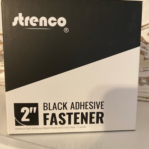strenco | Storage & Organization | Strenco 2 Black Adhesive Fastener ...